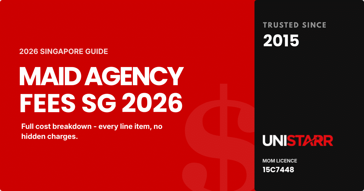 Maid Agency Fees Singapore 2026 - Full Cost Breakdown | Unistarr - Unistarr